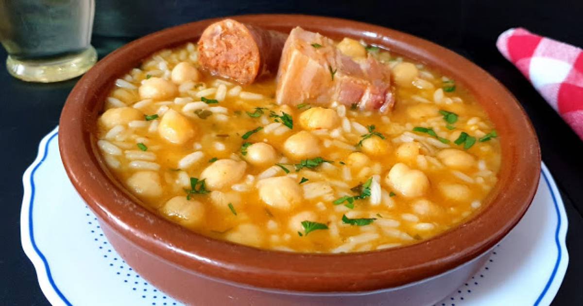 Garbanzos con arroz | Cocina y recetas fáciles