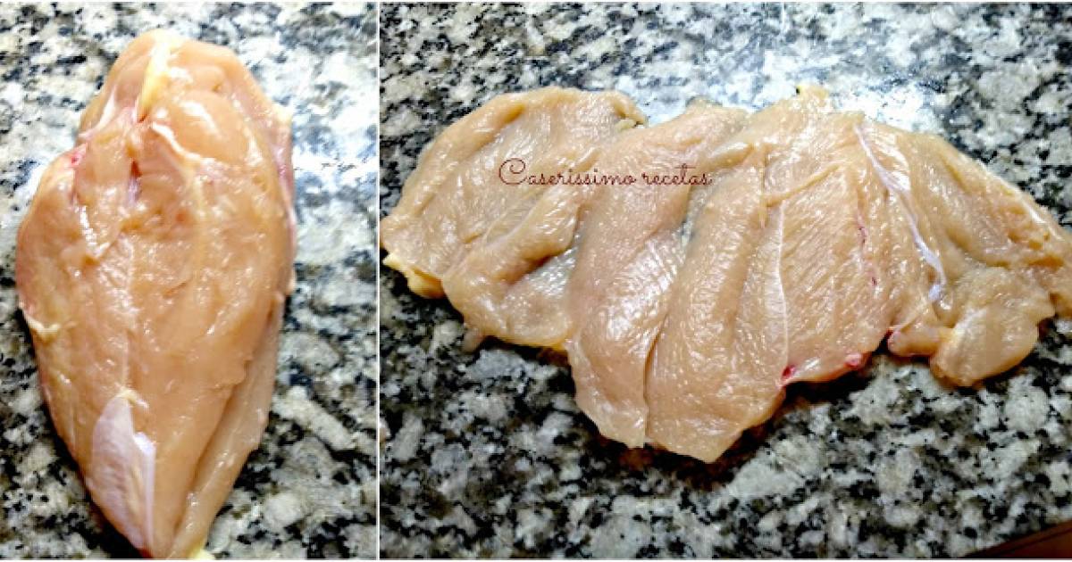 COMO ABRIR (FILETEAR) UNA PECHUGA DE POLLO incluye video!!! | Cocina y ...