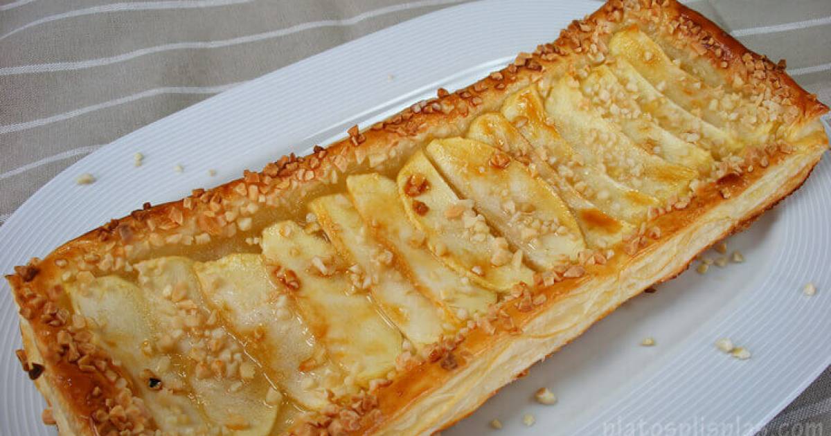 Banda de manzana y almendra | Cocina y recetas fáciles