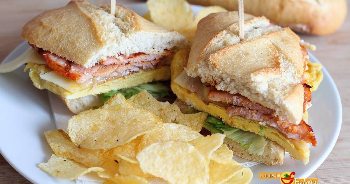 Bocadillo de lomo adobado | Cocina y recetas fáciles