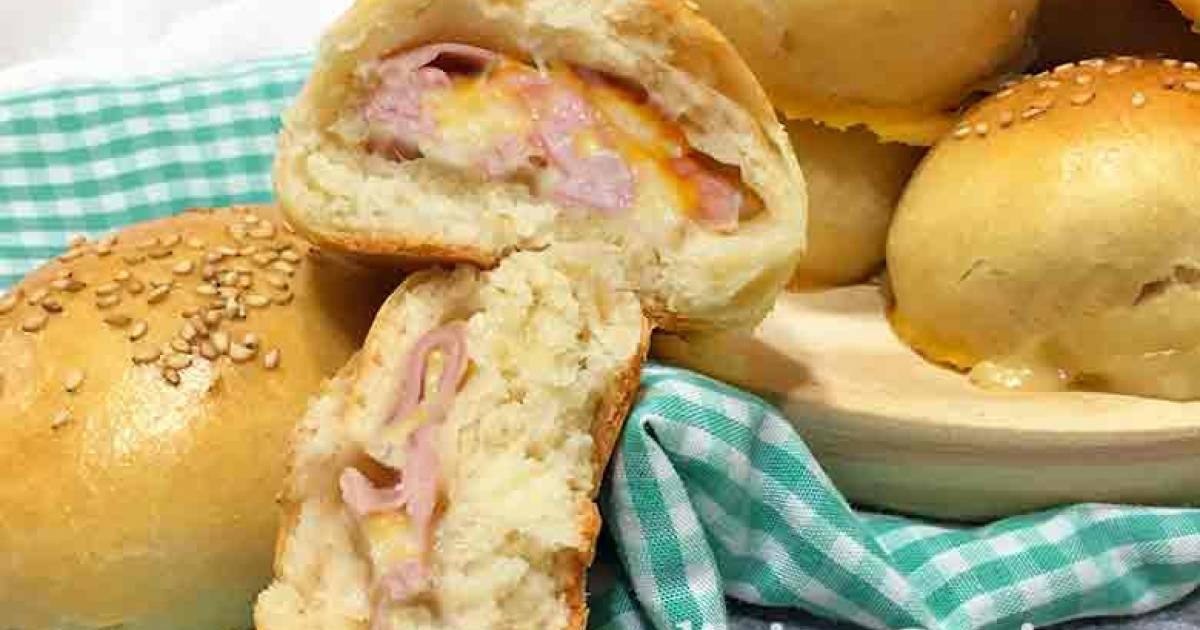 Bollitos rellenos de jamón y queso | Cocina y recetas fáciles
