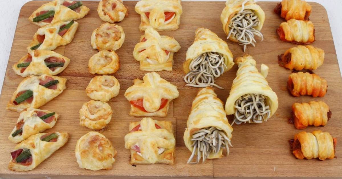Canapés de hojaldre (ideales para navidad) | Cocina y recetas fáciles Canapés de hojaldre (ideales para navidad) | Cocina y recetas fáciles