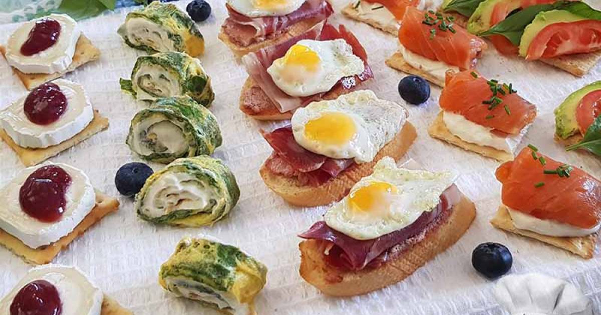 Canapés variados, receta muy fácil de entrantes | Cocina y recetas fáciles