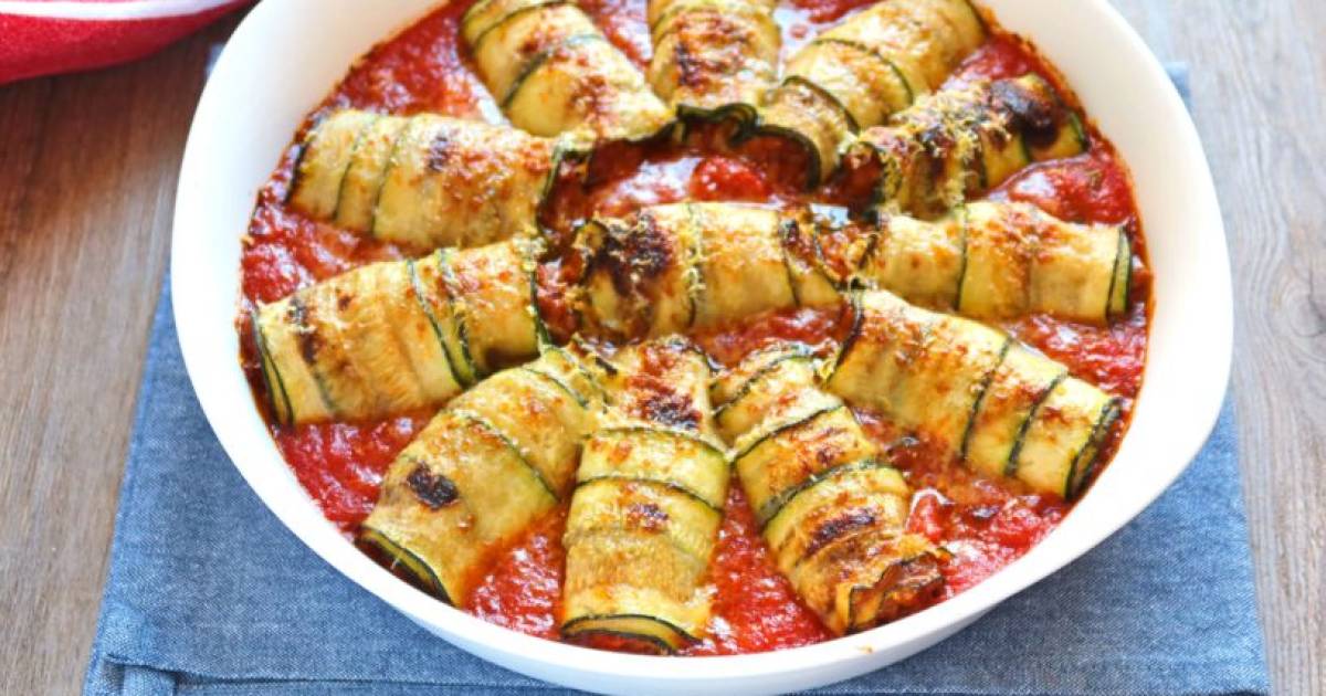 Canelones de calabacín, receta sana | Cocina y recetas fáciles
