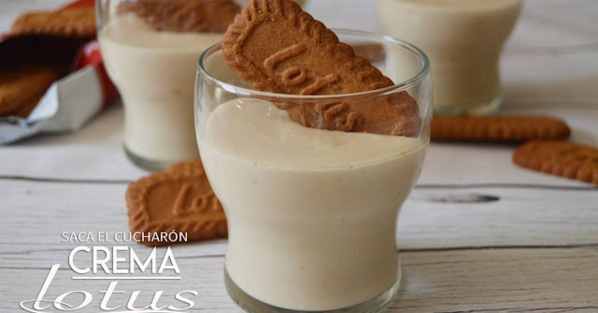 Crema lotus | Cocina y recetas fáciles
