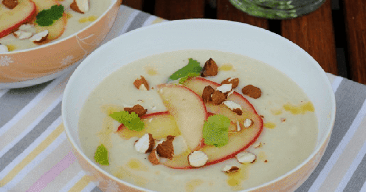 Crema de apio-nabo y manzana | Cocina y recetas fáciles