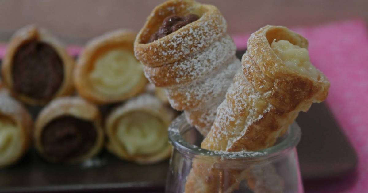 Cucuruchos De Crema Cocina Y Recetas Fáciles