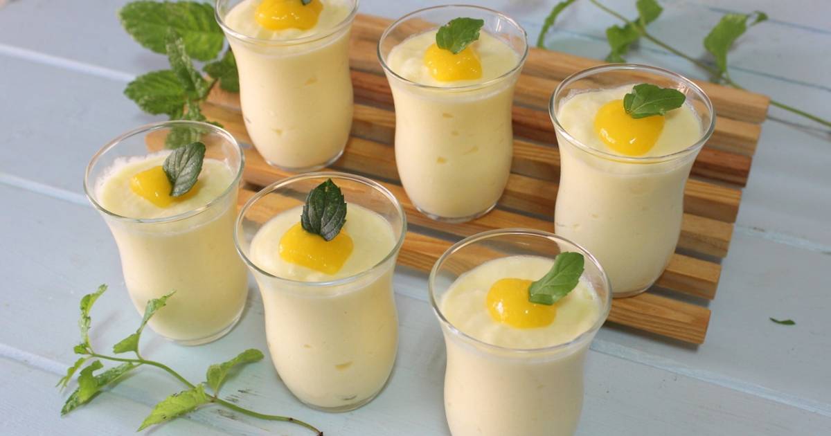 Espuma de mango en vasito | Cocina y recetas fáciles