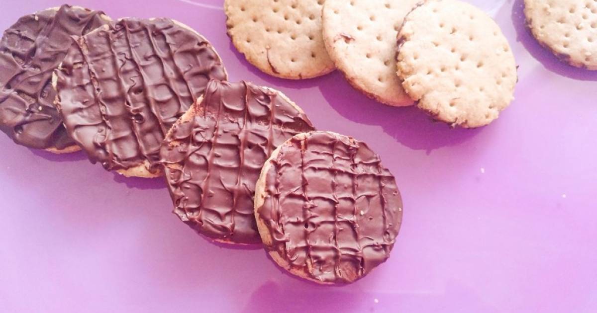 Galletas digestive con chocolate | Cocina y recetas fáciles