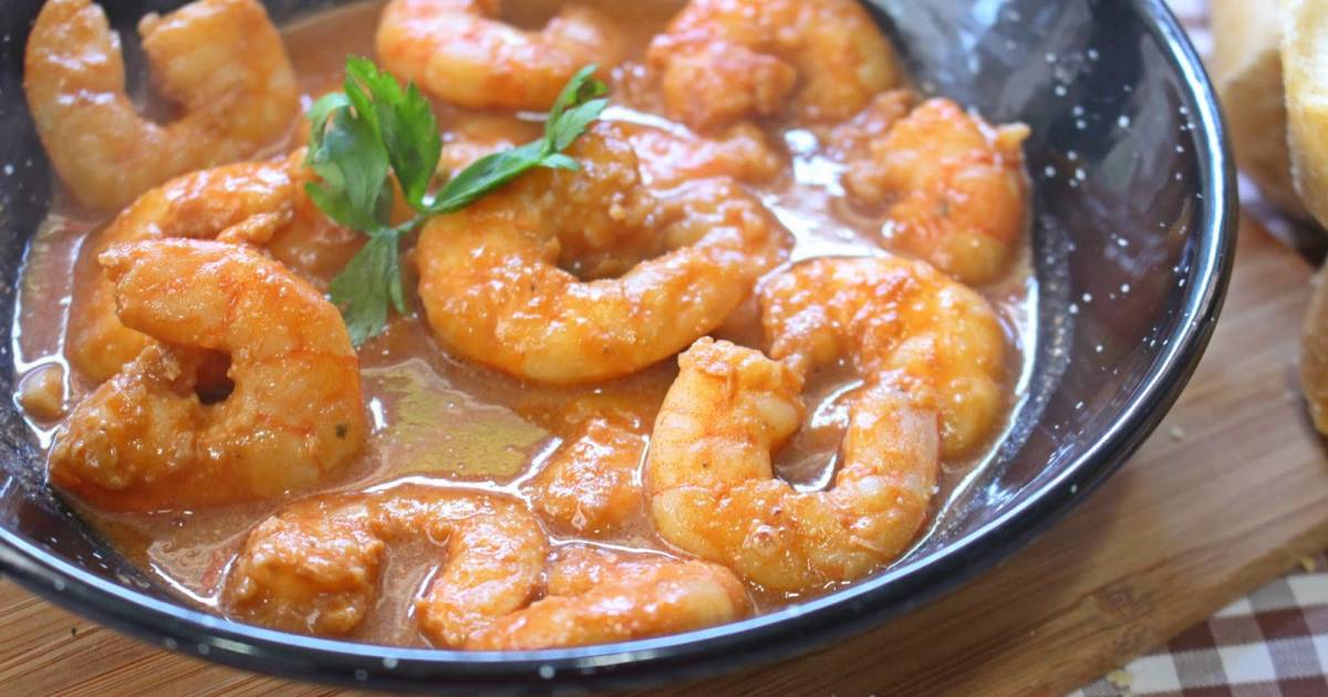 Gambas al ajillo con salsa de soja | Cocina y recetas fáciles
