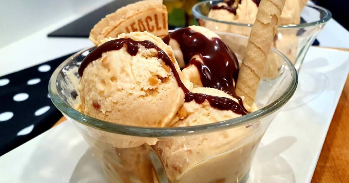 Helado de turrón casero muy cremoso | Cocina y recetas fáciles
