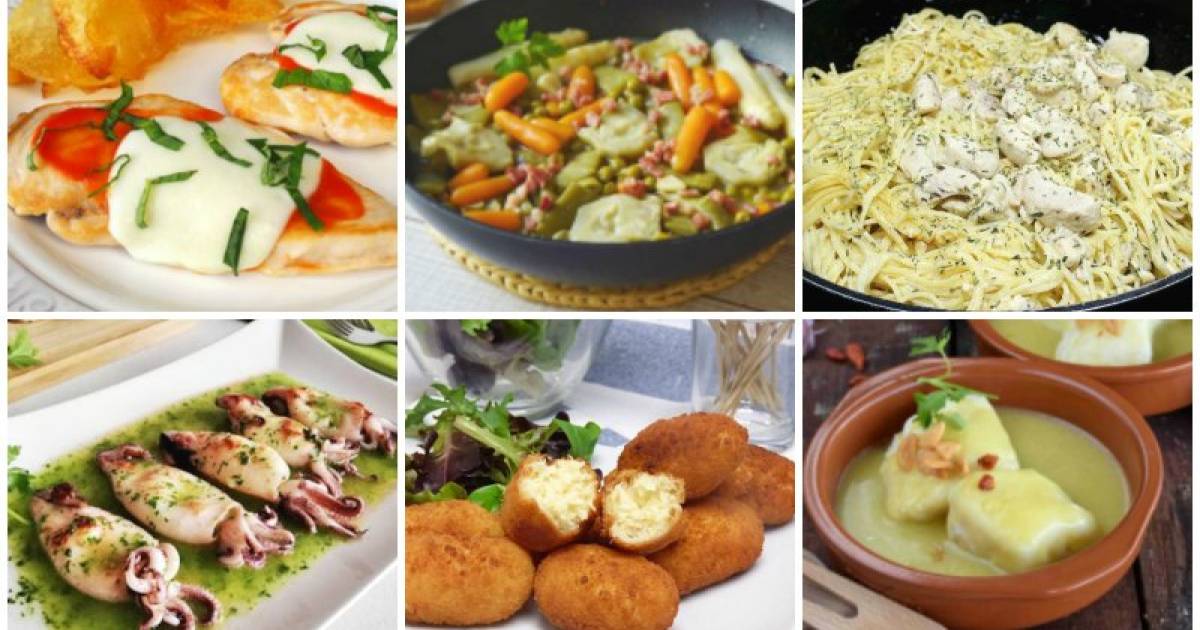 Menu semanal 48 ¡muy variado! | Cocina y recetas fáciles