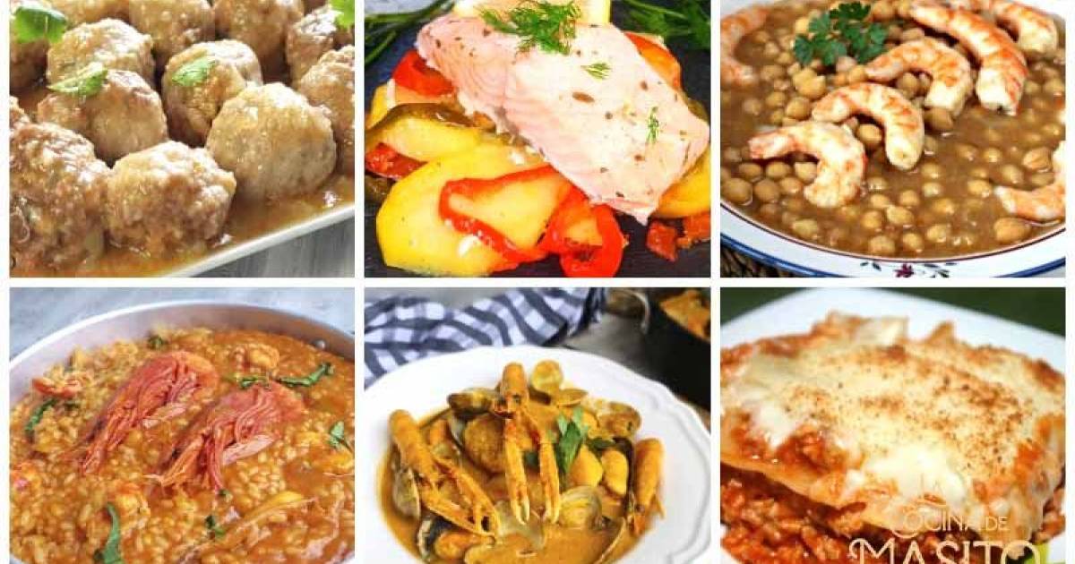 Menú semanal familiar 56 | Cocina y recetas fáciles