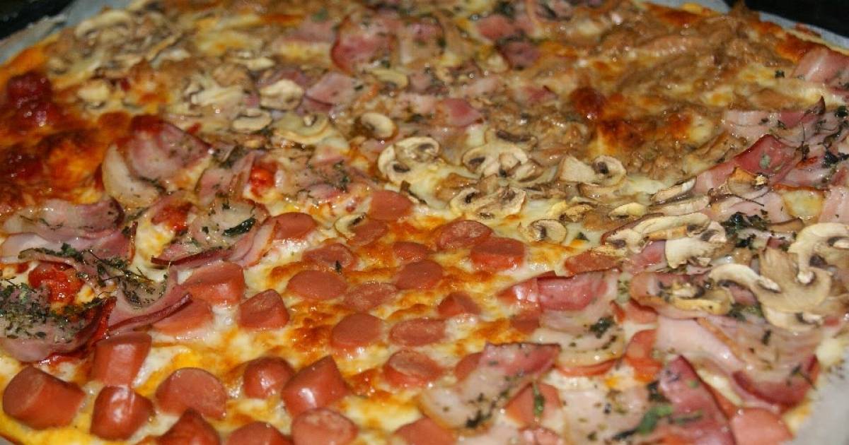 Pizza casera familiar | Cocina y recetas fáciles