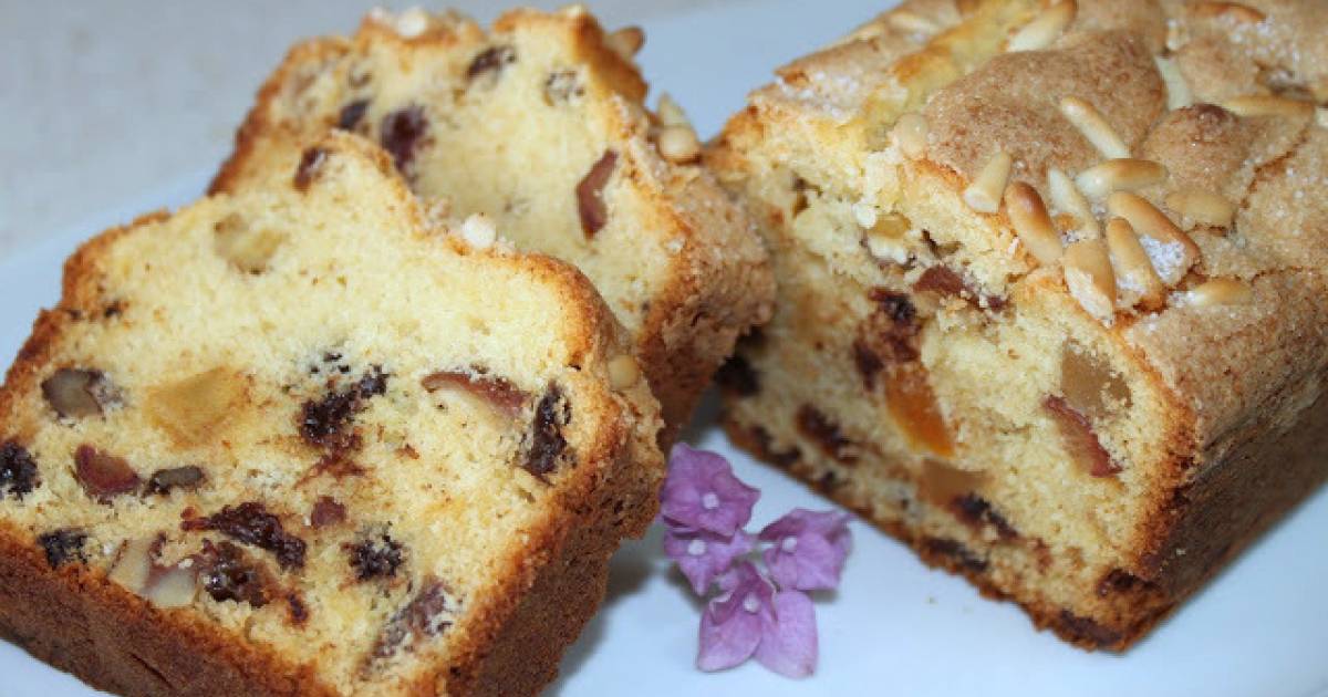 Plum cake de frutos secos y fruta escarchada | Cocina y recetas fáciles