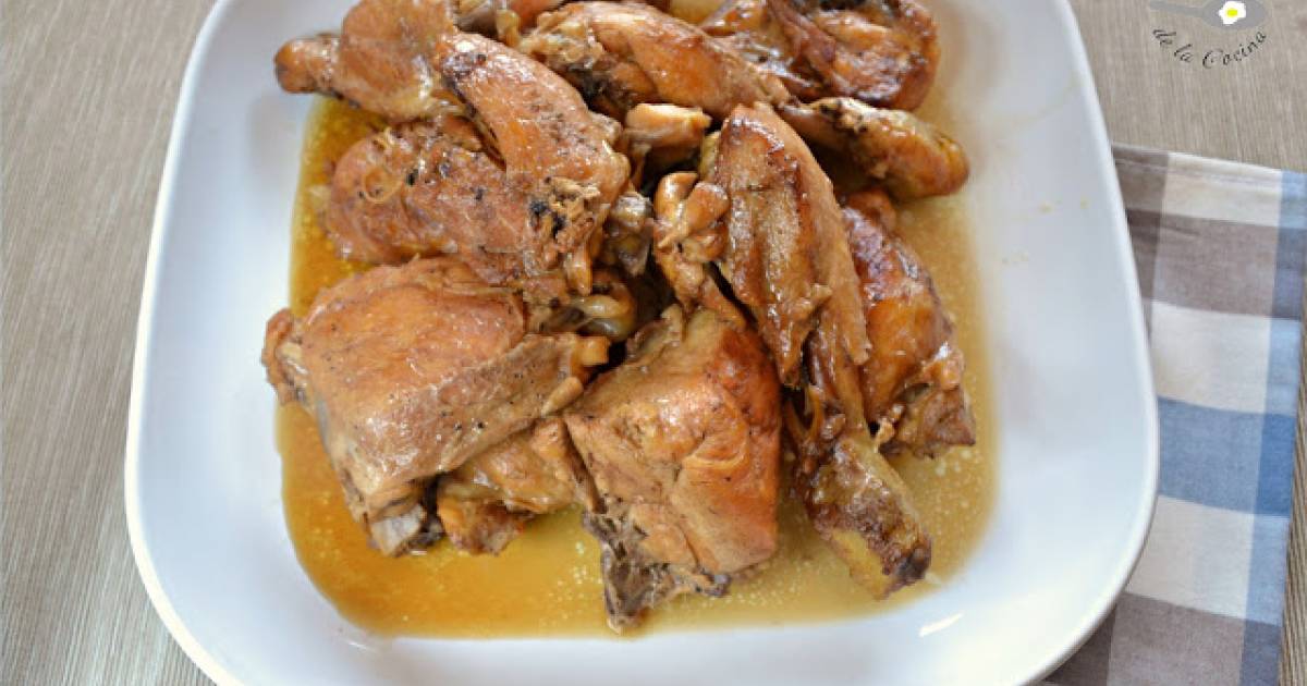 Pollo rustido con coñac | Cocina y recetas fáciles