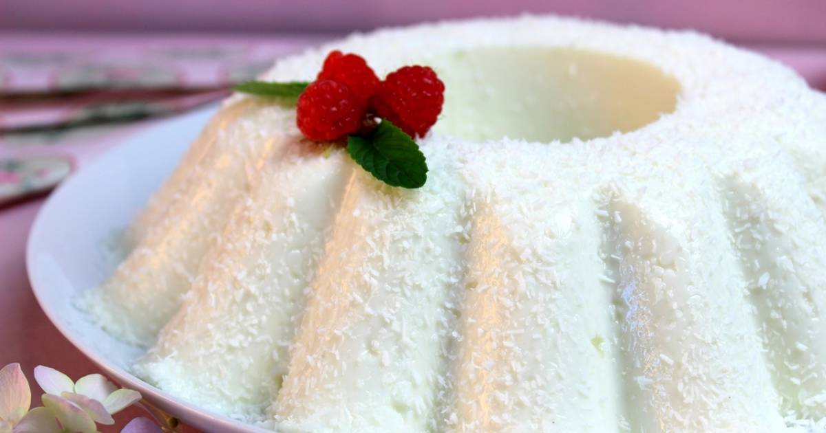 Pudin de leche de coco sin horno | Cocina y recetas fáciles Pudin de leche de coco sin horno | Cocina y recetas fáciles