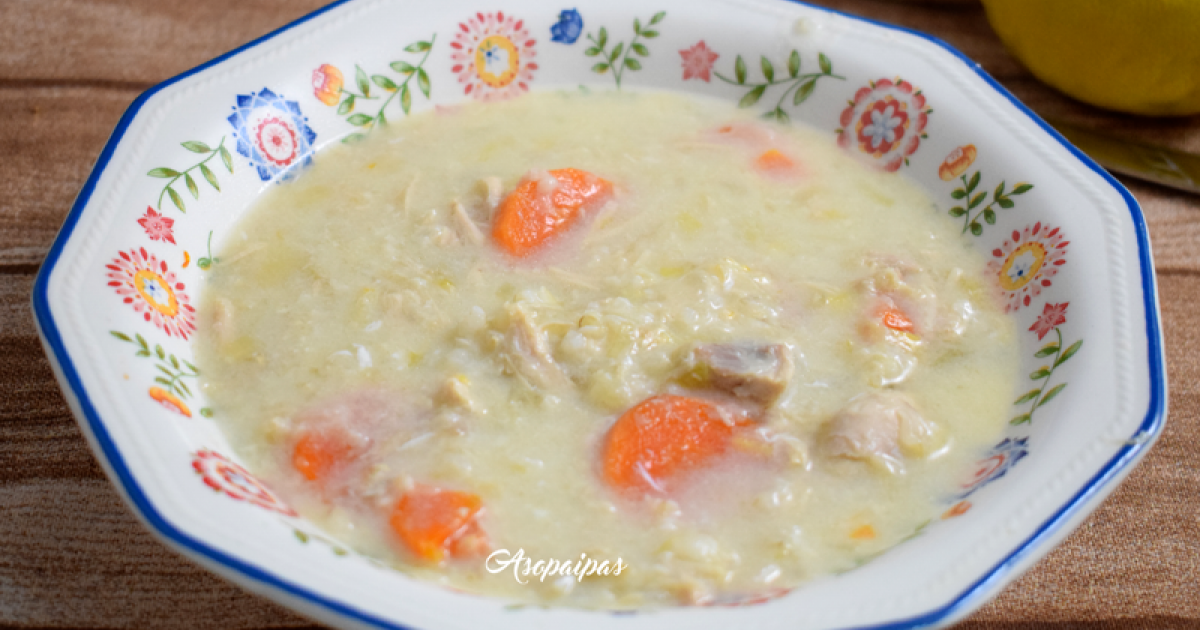 Sopa de gallina. vídeo receta | Cocina y recetas fáciles